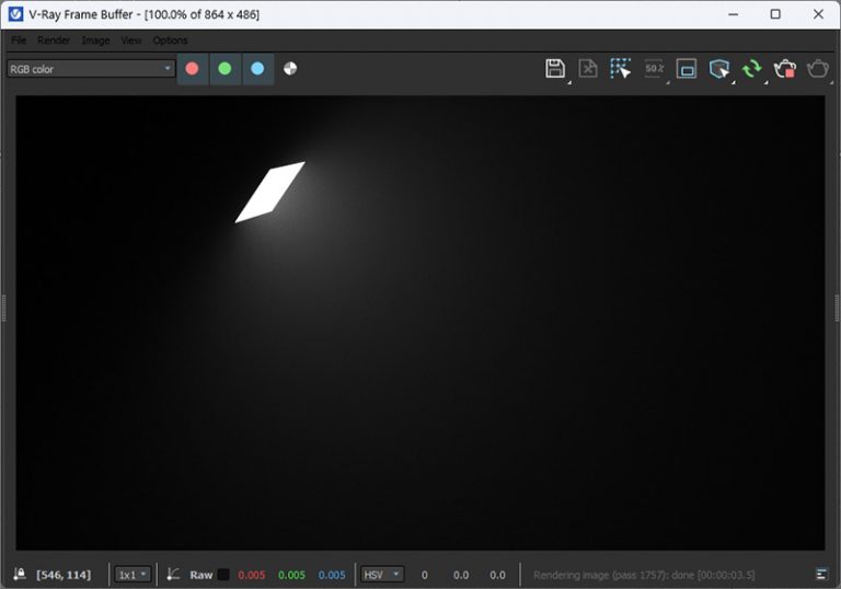 V-Rayでボリュームライト – V-Ray Article
