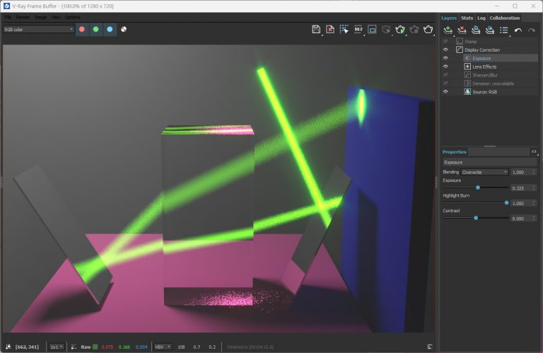 V-Rayでボリュームライト – V-Ray Article