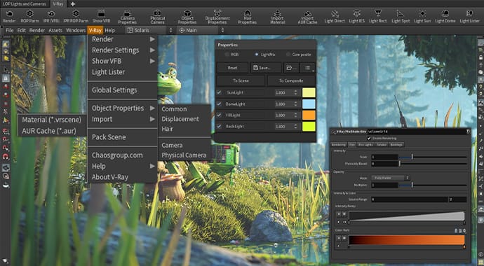 V-Ray for Houdini|株式会社オーク